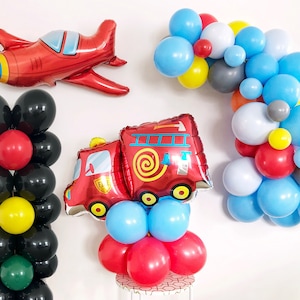 DIY Free Standing Traffic Light Balloon Column, Transportation/ Race ...