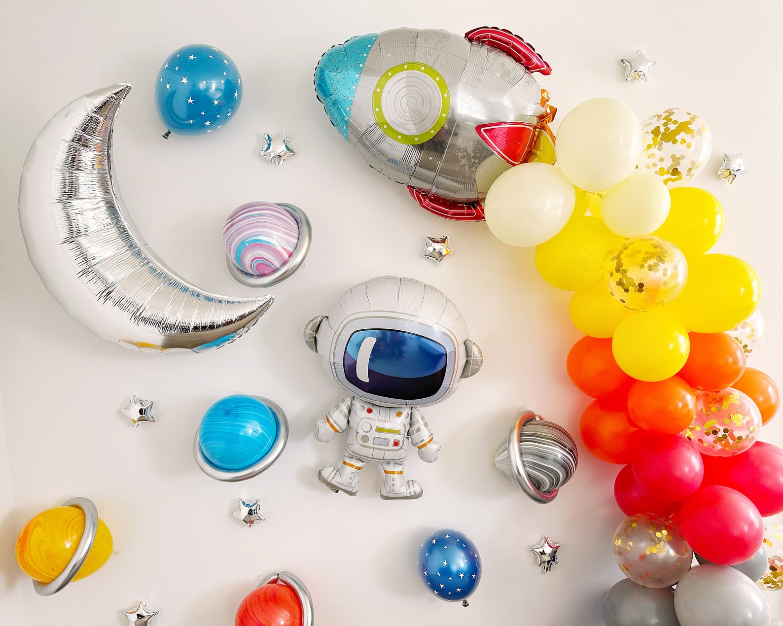 Custom Planet Balloons, Pick Your Own Color Qualatex Galaxy Balloon ...