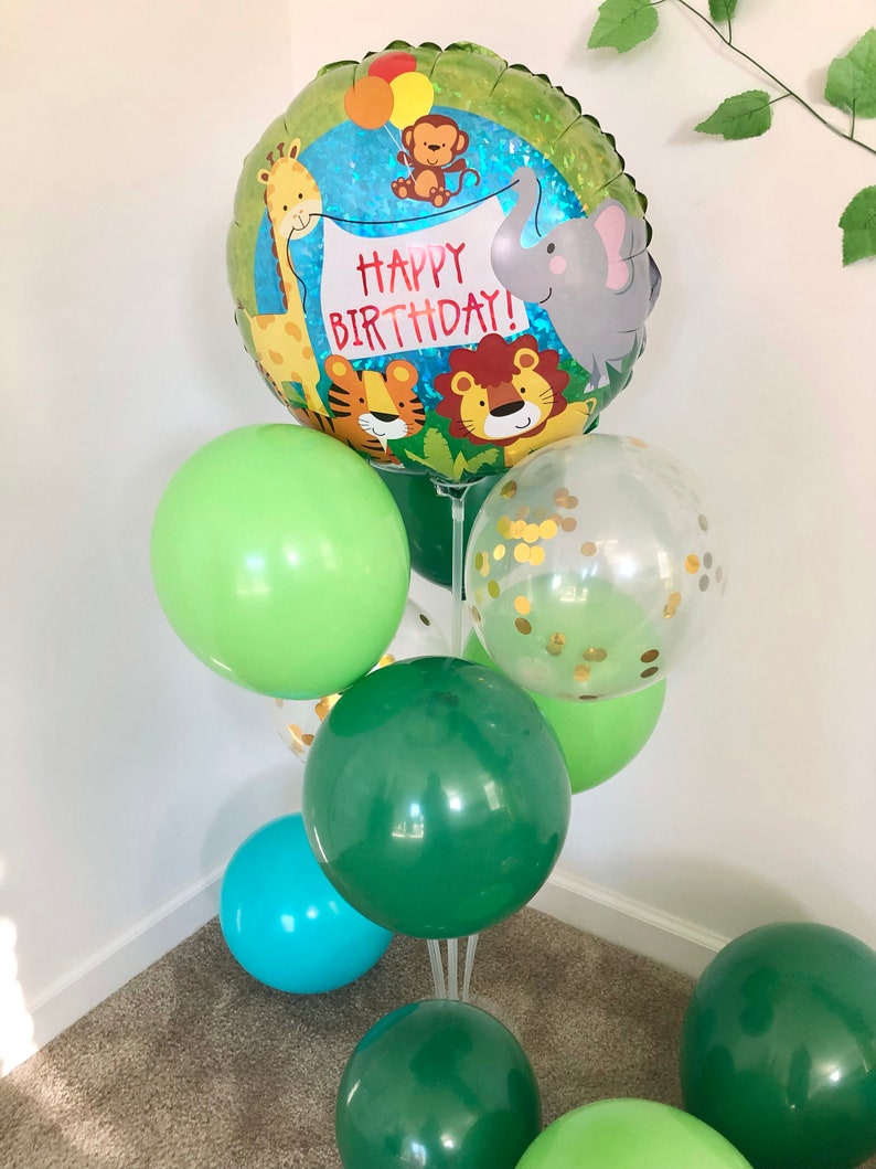 Safari Jungle Animals Theme Birthday Party Decoration Kit - Etsy