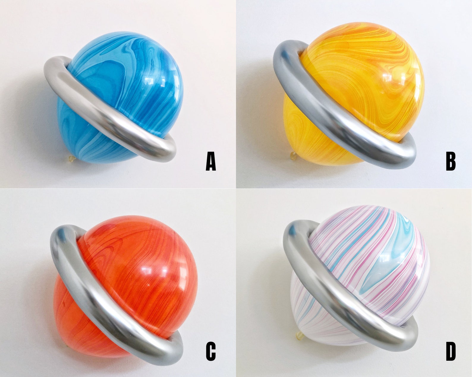 Custom Planet Balloons, Pick Your Own Color Qualatex Galaxy Balloon ...