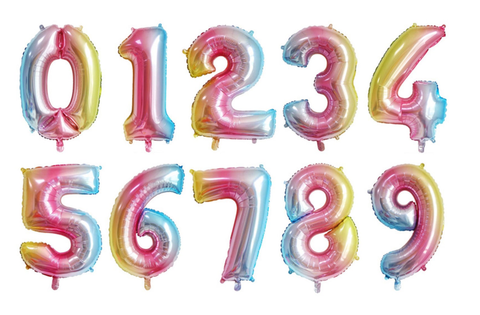 Custom Three Layers Number Balloon Column Kit DIY Birthday - Etsy