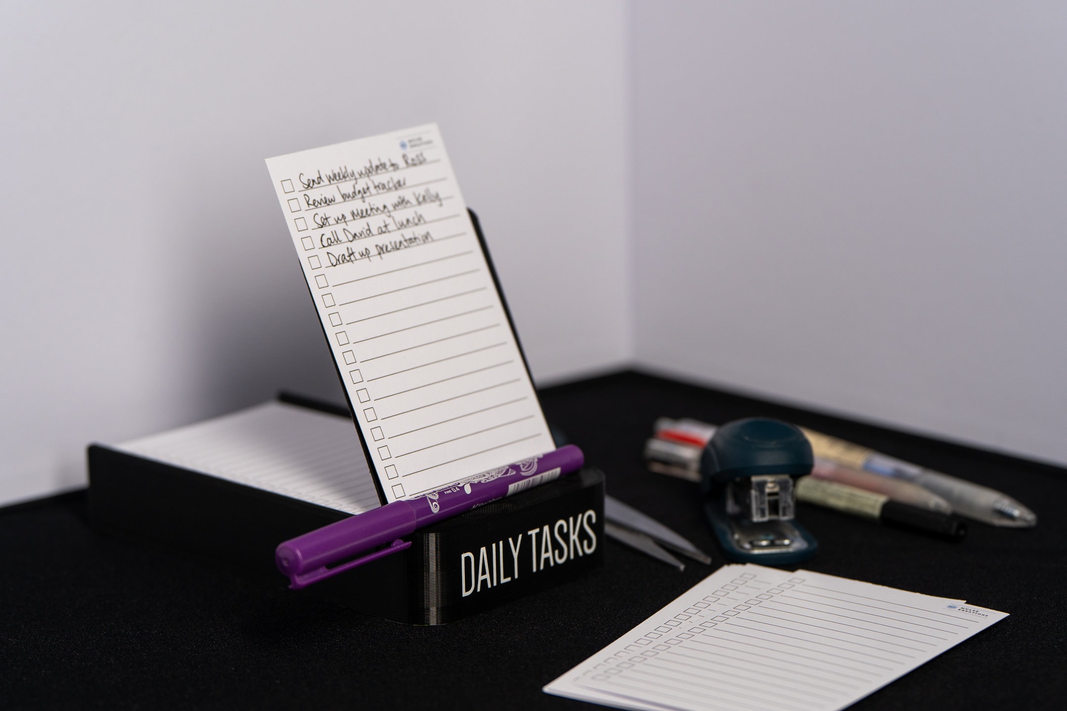 3D Printed to Do List Holder Productivity Tool Minimalist - Etsy Australia
