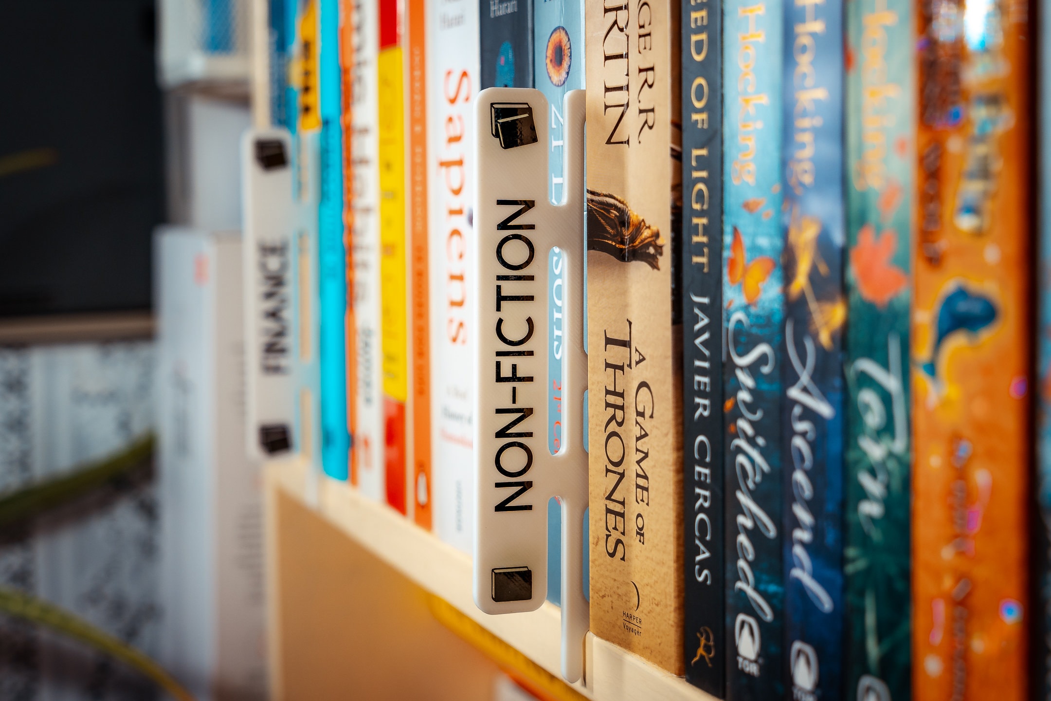 Personal Library Genre Book Divider for Book Collections - Etsy Australia