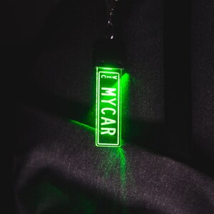 Australian License Plate - Personalised Rechargeable RGB Colour ...