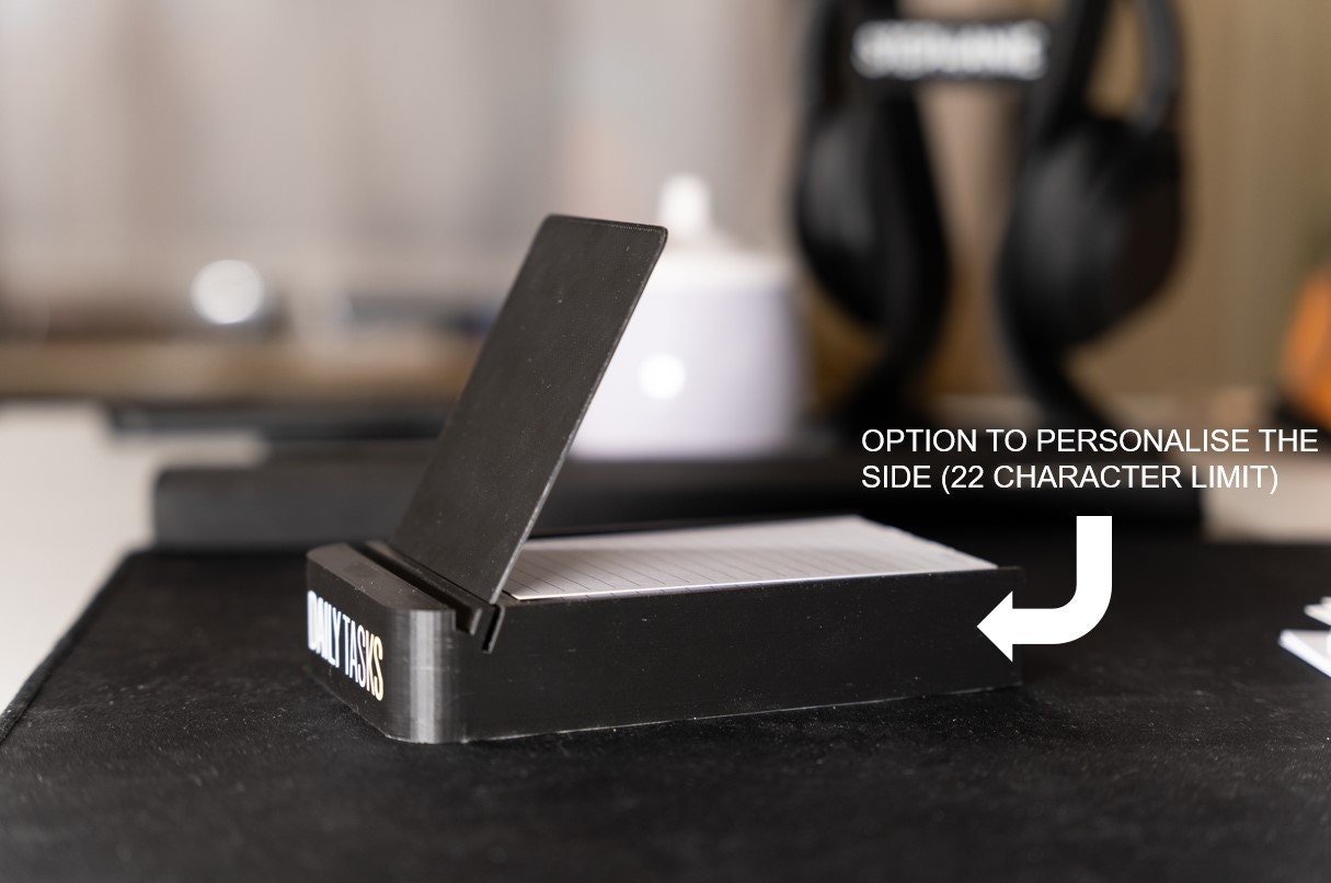 3D Printed to Do List Holder Productivity Tool Minimalist - Etsy Australia