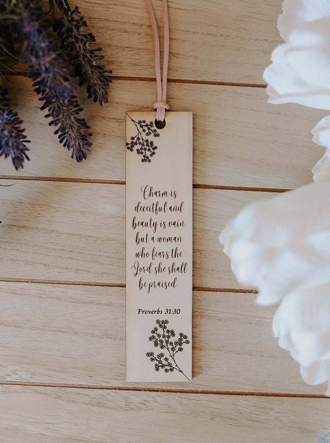 Proverbs 31 Bookmark | Christian Wooden Laser Engraved | Christian ...