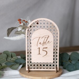 Boho Table Numbers Wedding Table Numbers Wood Table Numbers Bohemian ...