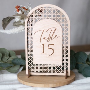 Boho Table Numbers Wedding Table Numbers Wood Table Numbers Bohemian ...