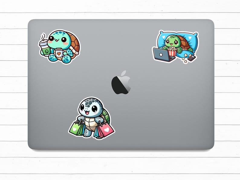 Printable Cute Kawaii Turtle Stickers Printable Turtles Journaling ...