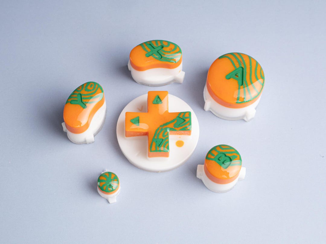 Gamecube Buttons Made by Magicwhalestudio - Etsy