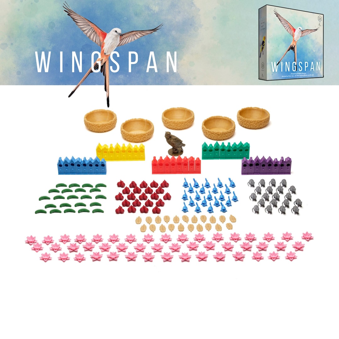 Wingspan - Full Set of 3d Elements Core Game + Expansion - Etsy