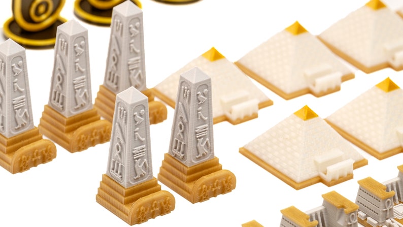 Ankh: Gods of Egypt Board Game Upgrade 3D Printed Miniatures - Etsy Finland