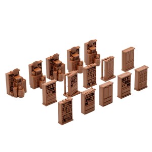 Mansions of Madness: 3D Printed Barricade, Wall & Secret Passage Tokens ...