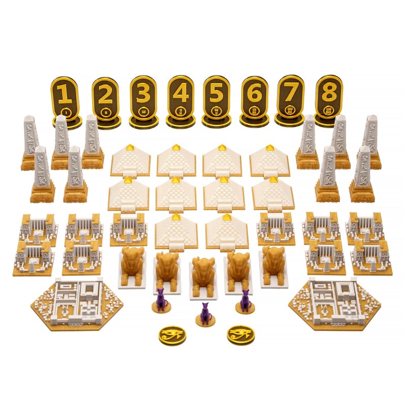 Ankh: Gods of Egypt Board Game 3d Elements - Etsy Australia
