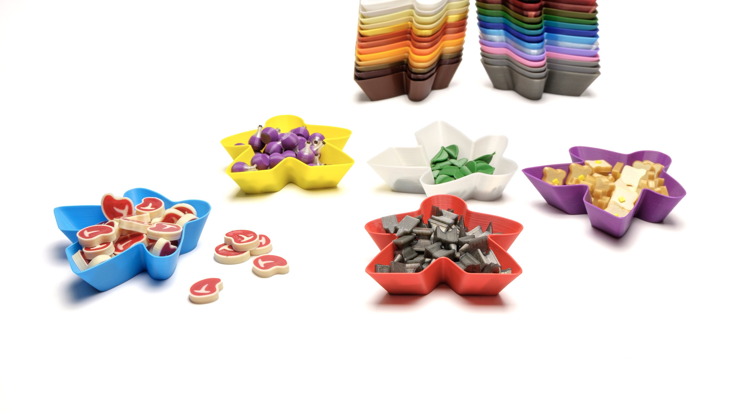 Stackable Token Tray: Meeple Holder for Your Resources Your - Etsy