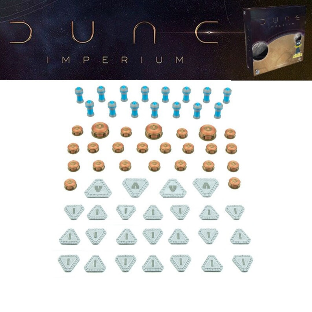 Dune Imperium: Set of Alternative 3d Resources Spice Token, Water ...