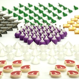 Flamecraft Board Game 3D Printed Component Upgrade Kit 216PCS - Etsy