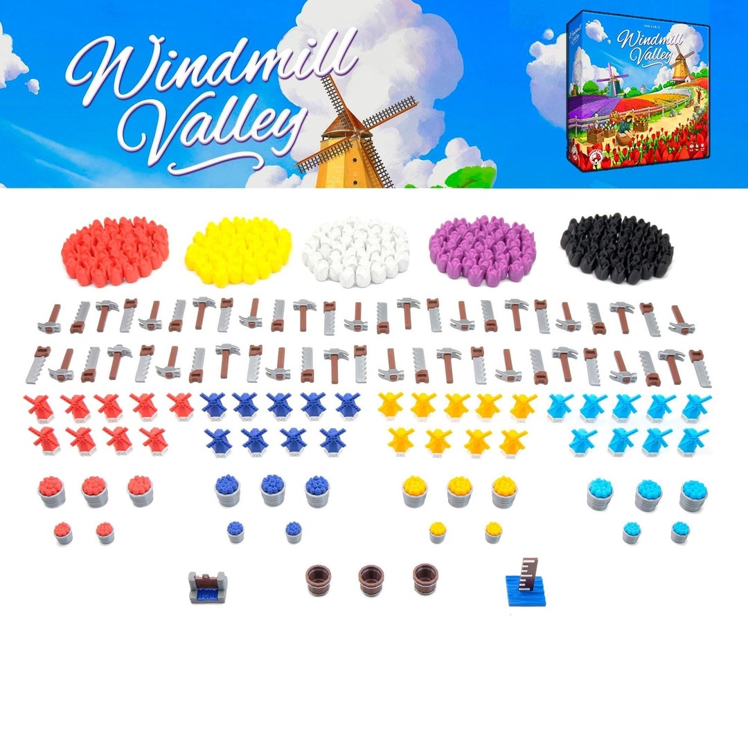 Windmill Valley - Full Set of Alternative 3d Printed Player Tokens ...