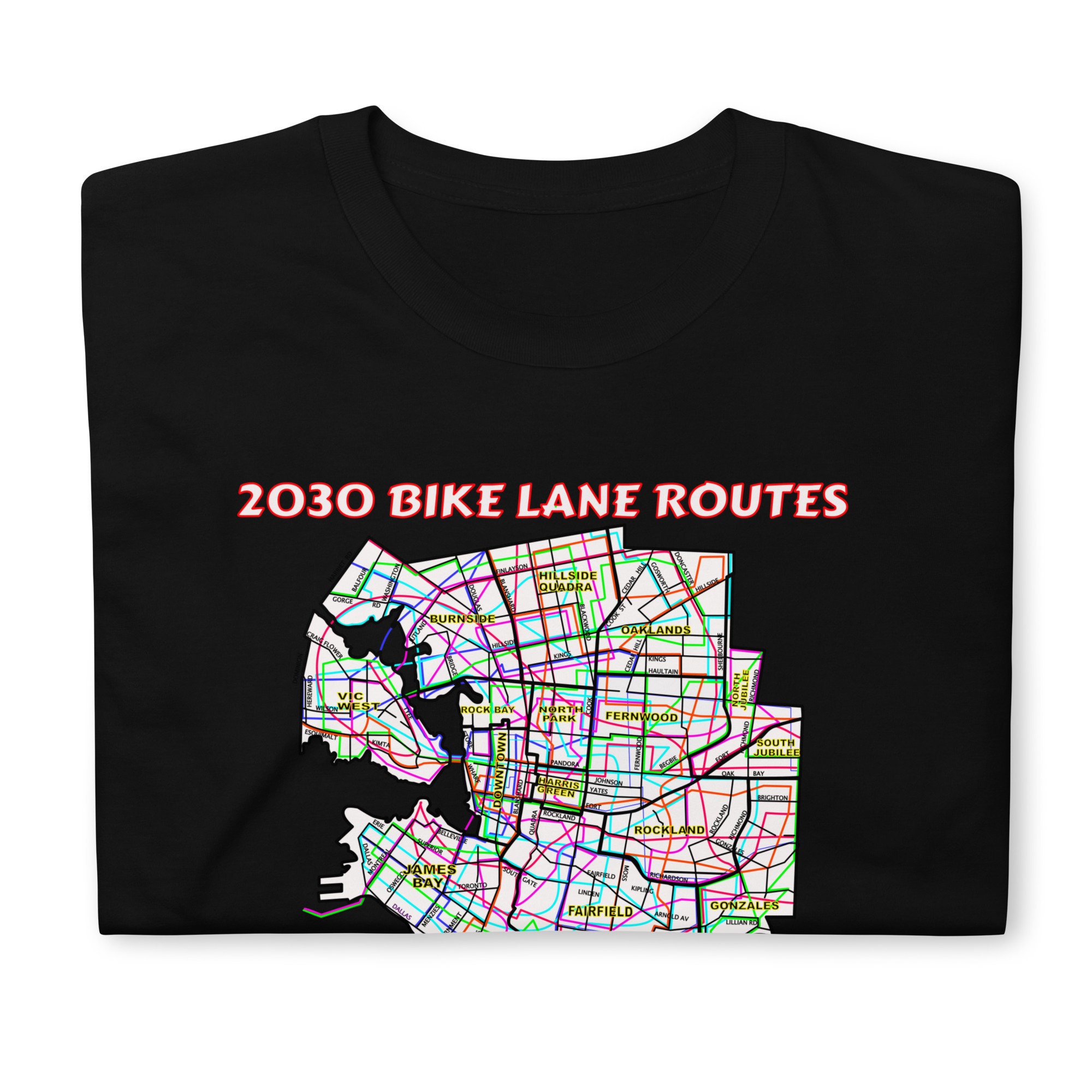 Victoria BC Bike Lane Routes 2030 - Etsy