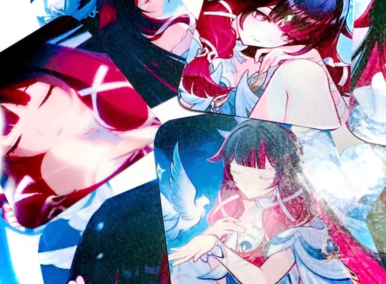 Genshin Impact Columbina Photocards| Random Gacha, Handmade Holographic ...