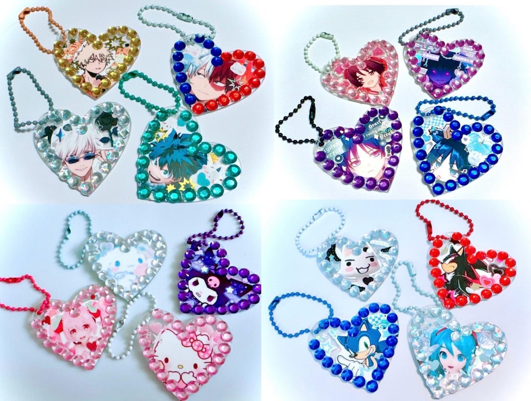 Kawaii Deco Keychains| Handmade Cute Keychain, Scaramouche ...
