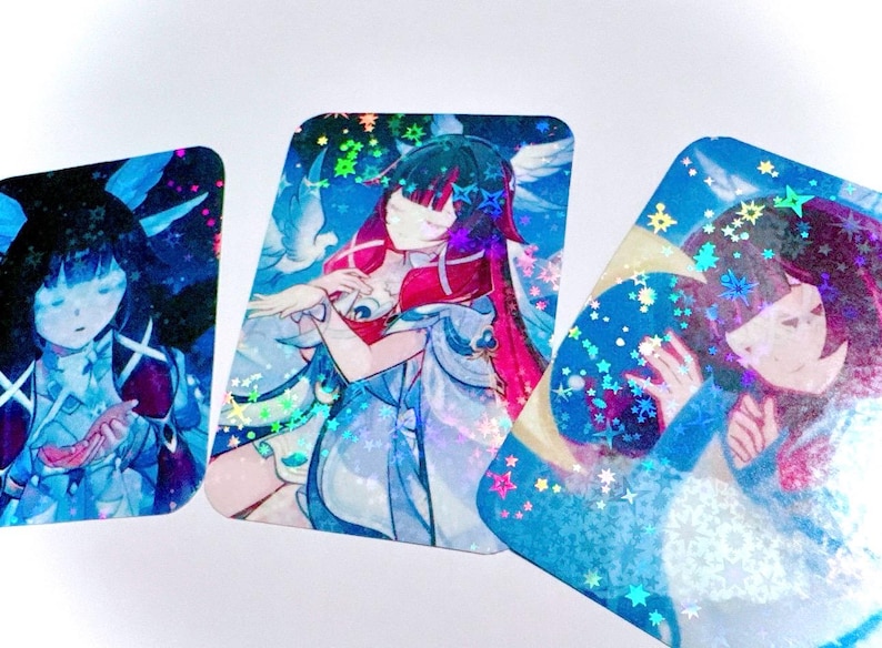 Genshin Impact Columbina Photocards| Random Gacha, Handmade Holographic ...