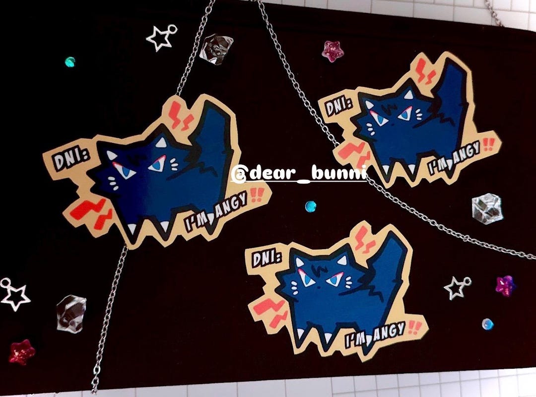 Scaramouche Icon Cat Stickers|scarameow, Kabukimewmew, Nyanderer ...