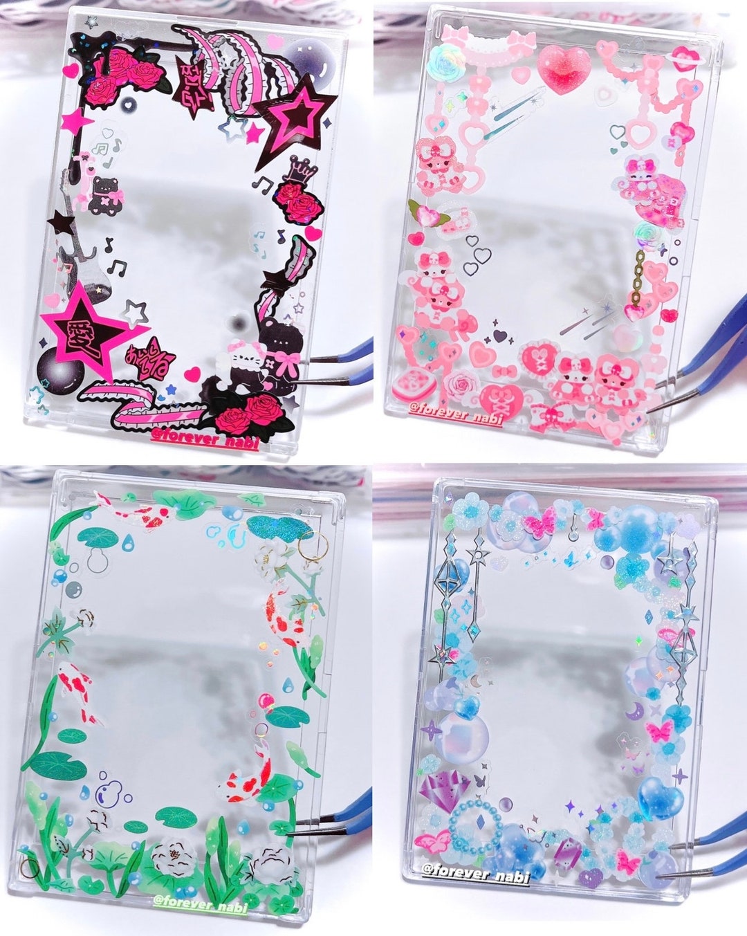 Decorated/pre-made Acrylic Cases|kawaii, K-POP, Rainbow, Aesthetic ...