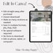 Customizable Airbnb Invoice Template, Informational Printable for VRBO ...