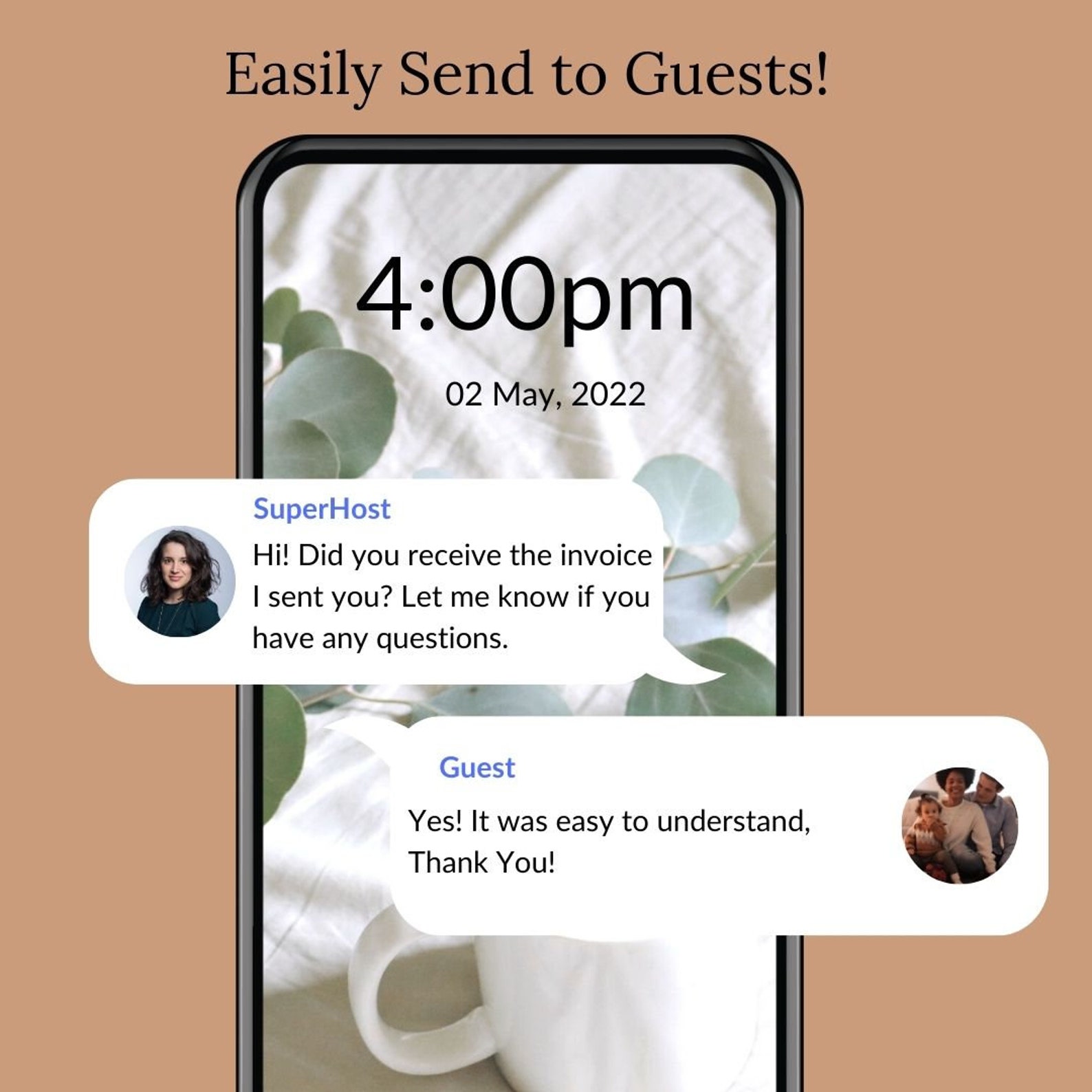 Customizable Rental Invoice Template, Informational Printable for ...