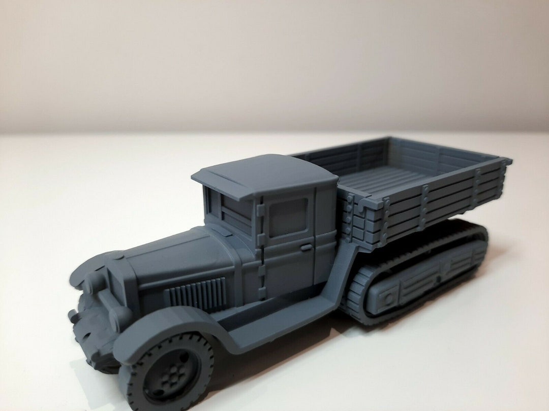 WWII Soviet Zis-22 Halftrack Various Scales Historical Wargaming - Etsy