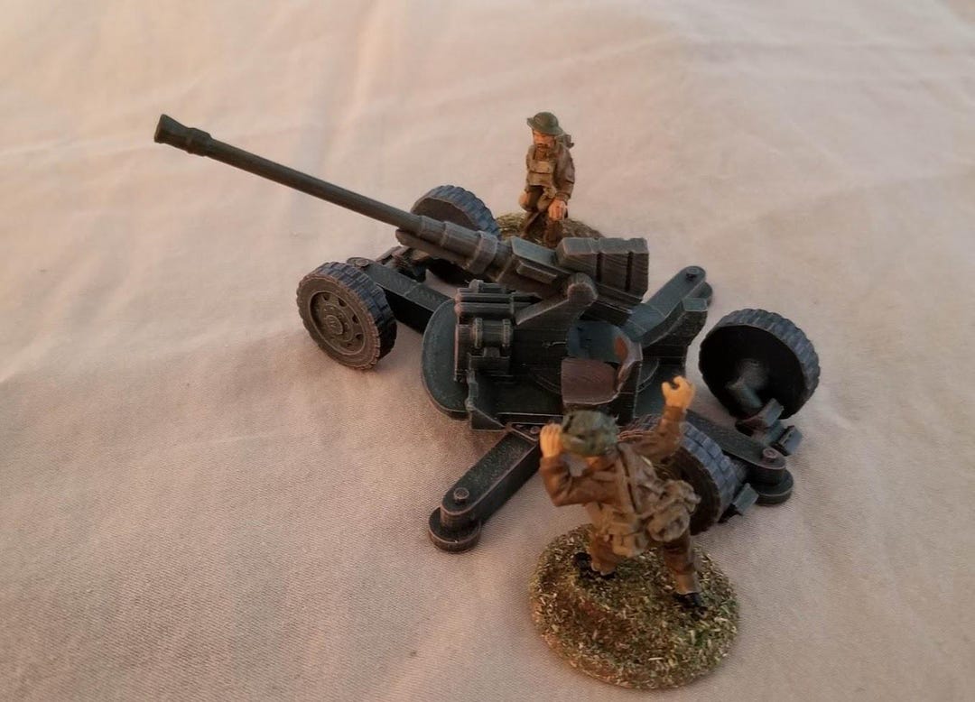 WWII Commonwealth Bofors 40mm AA Autocannon Various Scales Historical ...