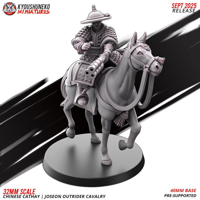 Ancient Chinese Cathay Joseon Outrider Cavalry (10 Models) Various ...