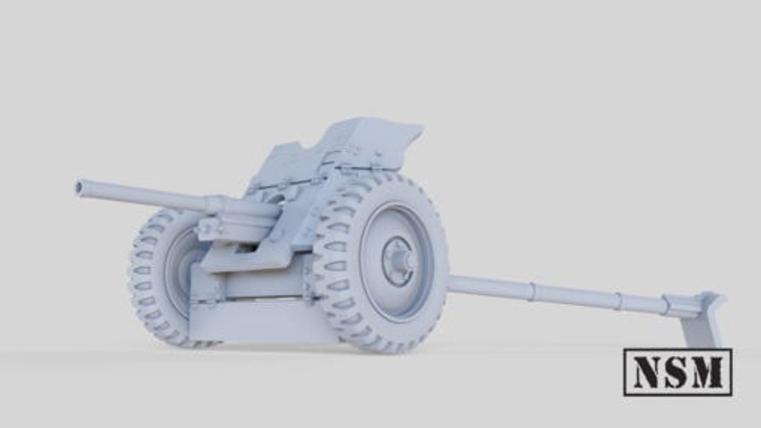 Soviet M1937 45mm AT Gun 1/56 Scale (US Tariffs Are Pre-paid by Us) - Etsy