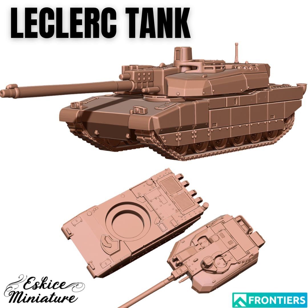 Modern Warfare French Char Leclerc Tank Various Scales Historical ...