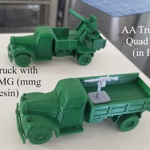 Bolt Action Chain of Command 28mm 1/56 Scale US Free French Dodge 3t AA ...