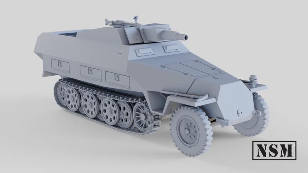 WWII German Sd.kfz 251/9 D ‘stummel’ Various Scales Historical ...