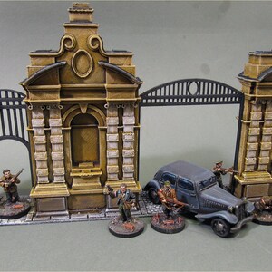 Wargaming Terrain Napoleonic Baroque Gate Various Scales Historical ...