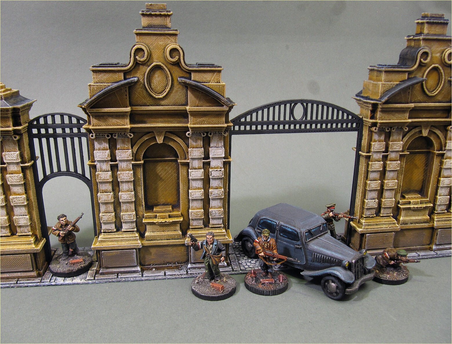 Wargaming Terrain Napoleonic Baroque Gate Various Scales Historical ...