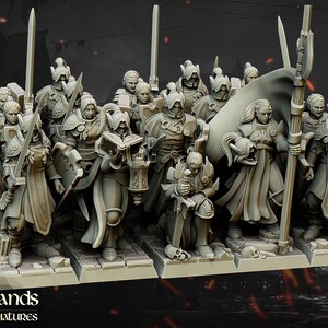 28mm Highland Miniatures Warriors of the Lady(10) Fantasy Dnd Suitable ...