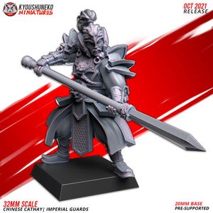 Ancient Chinese Cathay Imperial Guards Unit (10 Models) Various Scales Historical Wargaming (US ...