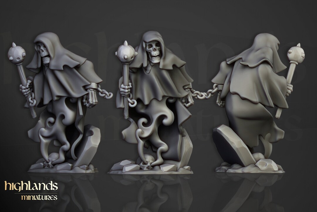 28mm Highland Miniatures Crypt Ghosts Unit (10) Fantasy - Etsy