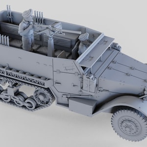 Bolt Action Chain of Command 28mm M5 Halftrack British 8th Army With ...