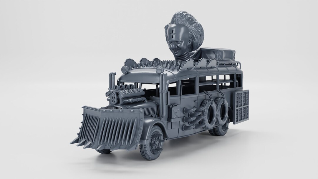 Opel Blitz Ambulance Bus germany, WW2 Fallout Wastelands Gaslands Post ...