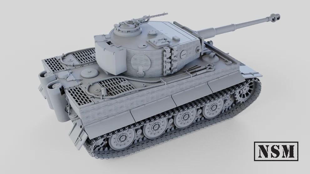 WWII German Tiger I (early, Mid or Late Production) Various Scales ...