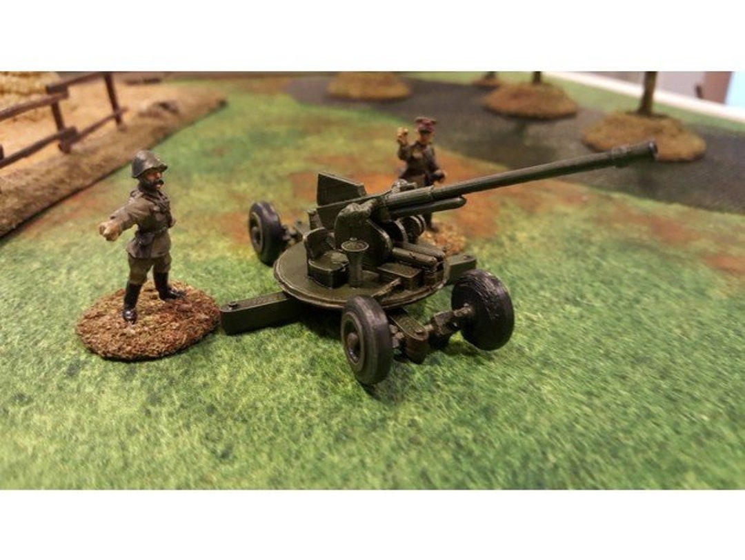 Bolt Action Chain of Command 28mm 1/56 Scale Soviet Model 1939 37mm AA ...