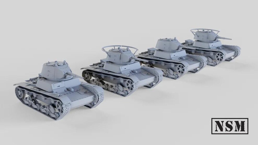 WWII Soviet T26 Model 1938 Tank Various Scales Historical Wargaming (US ...