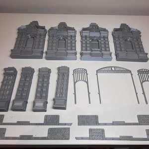 Wargaming Terrain Napoleonic Baroque Gate Various Scales Historical ...