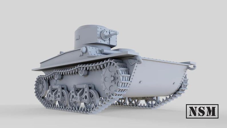 WWII Soviet T-37 Tankette Various Scales Historical Wargaming (US ...