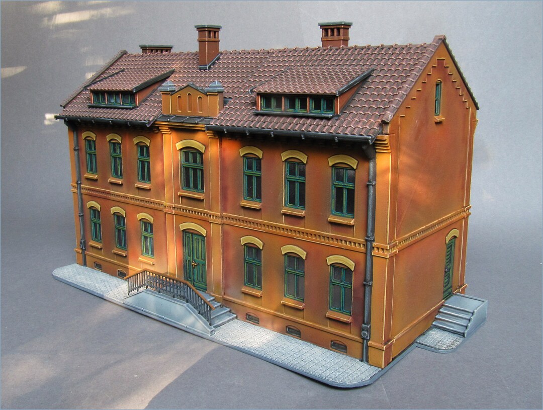 Wargaming Terrain 28mm Bolt Action Corner Urban House G - Etsy
